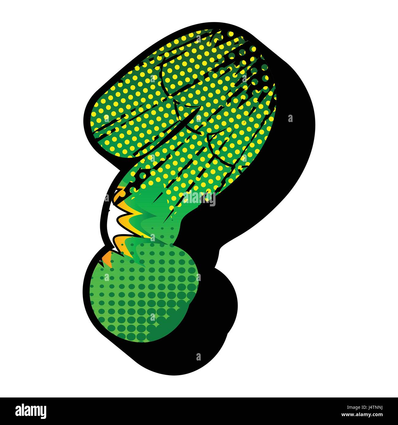 Question mark filled with comic book explosion, background Stock Vector ...