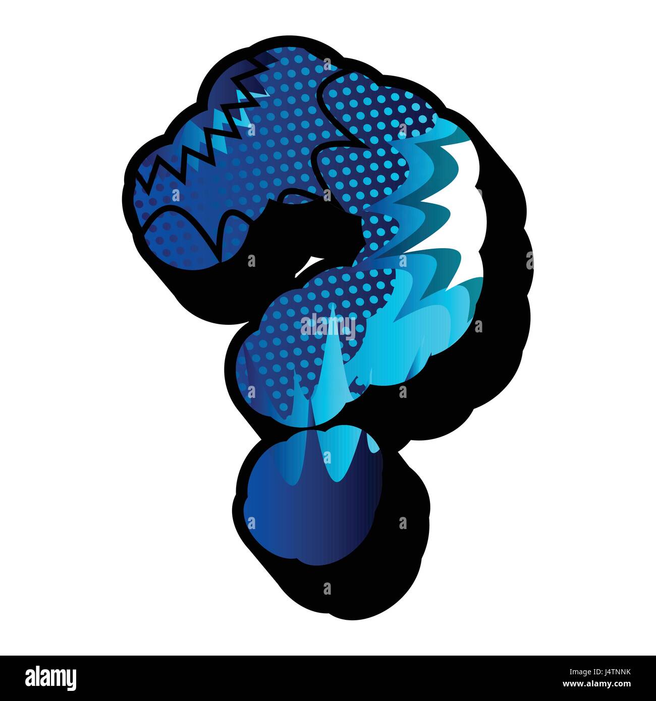 Question mark filled with comic book explosion, background Stock Vector ...