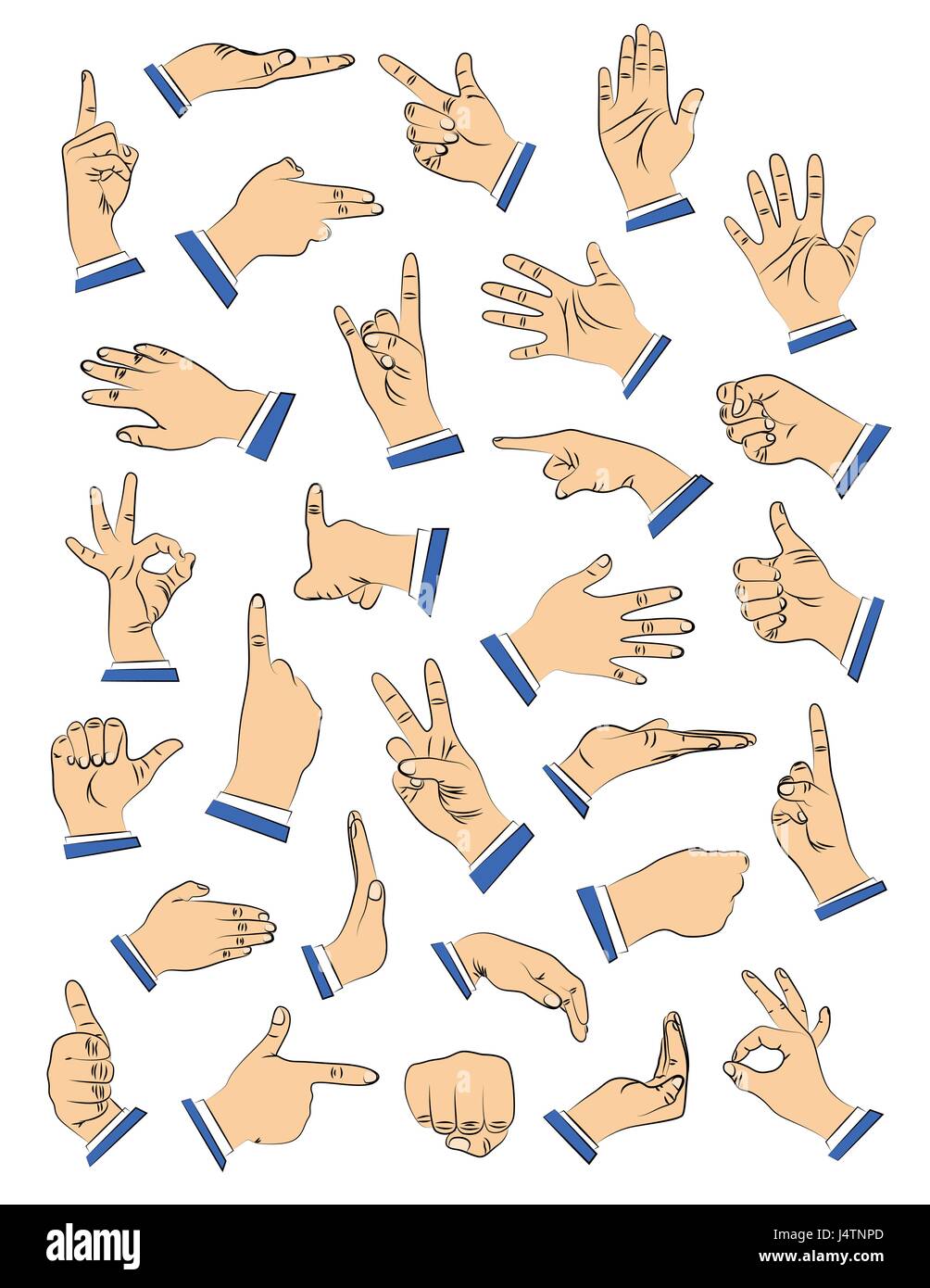 Middle finger and ring Stock Vector Images - Alamy