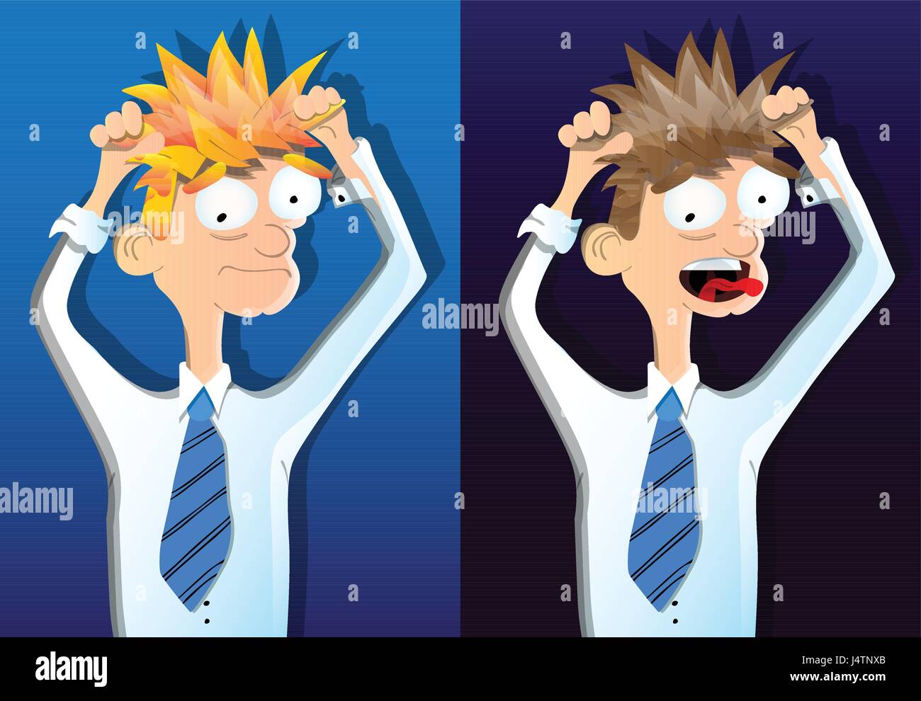 Cartoon Disappointed Man Stock Photos & Cartoon Disappointed Man Stock ...