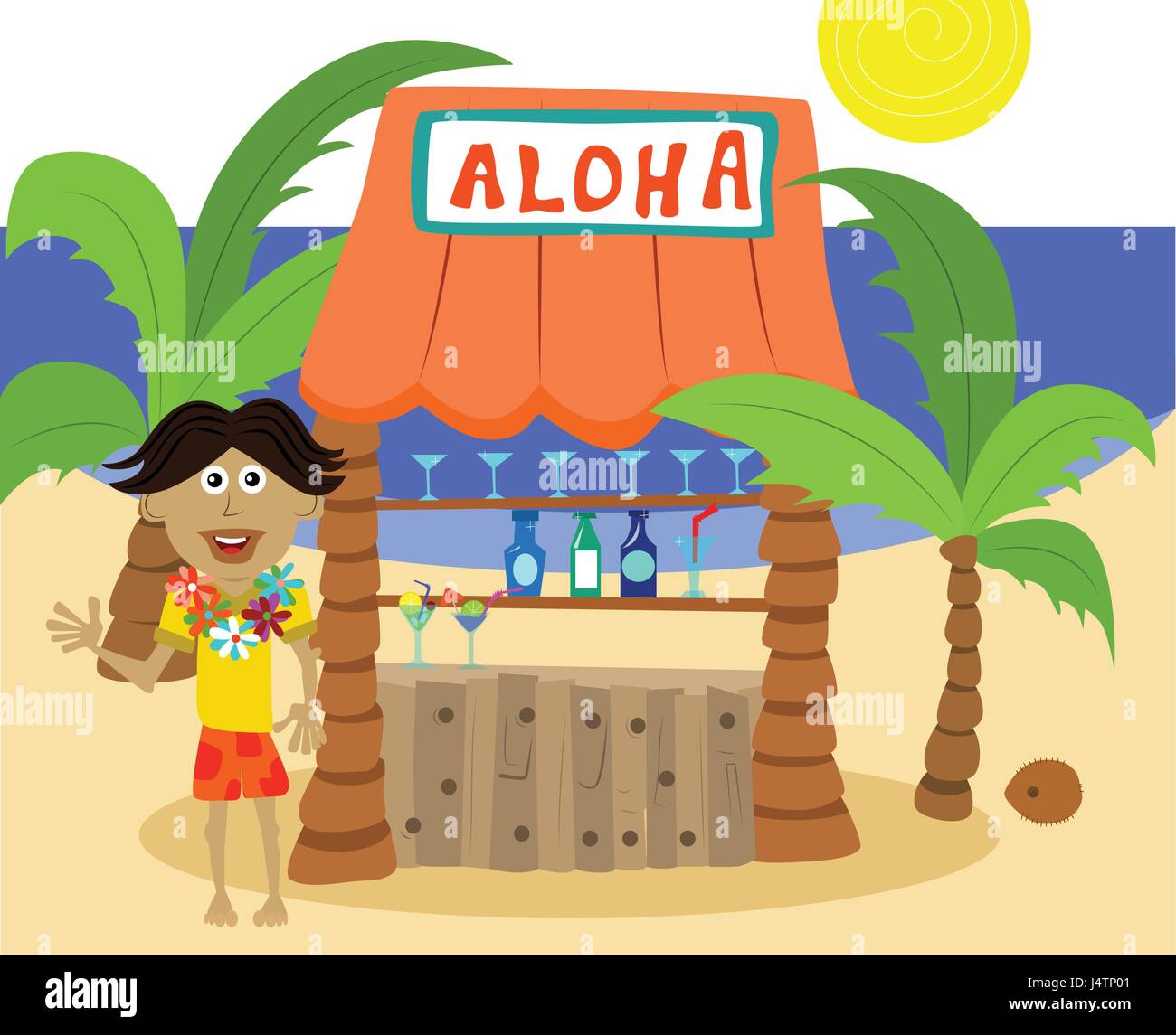 Tiki Bar Vector
