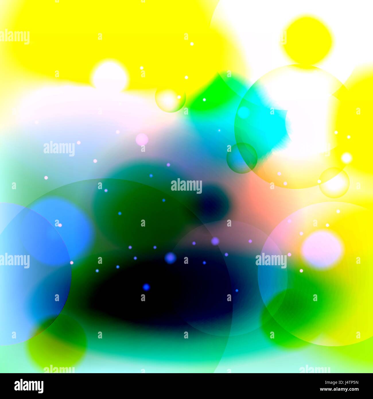 Bokeh blue green yellow Stock Vector Images - Alamy