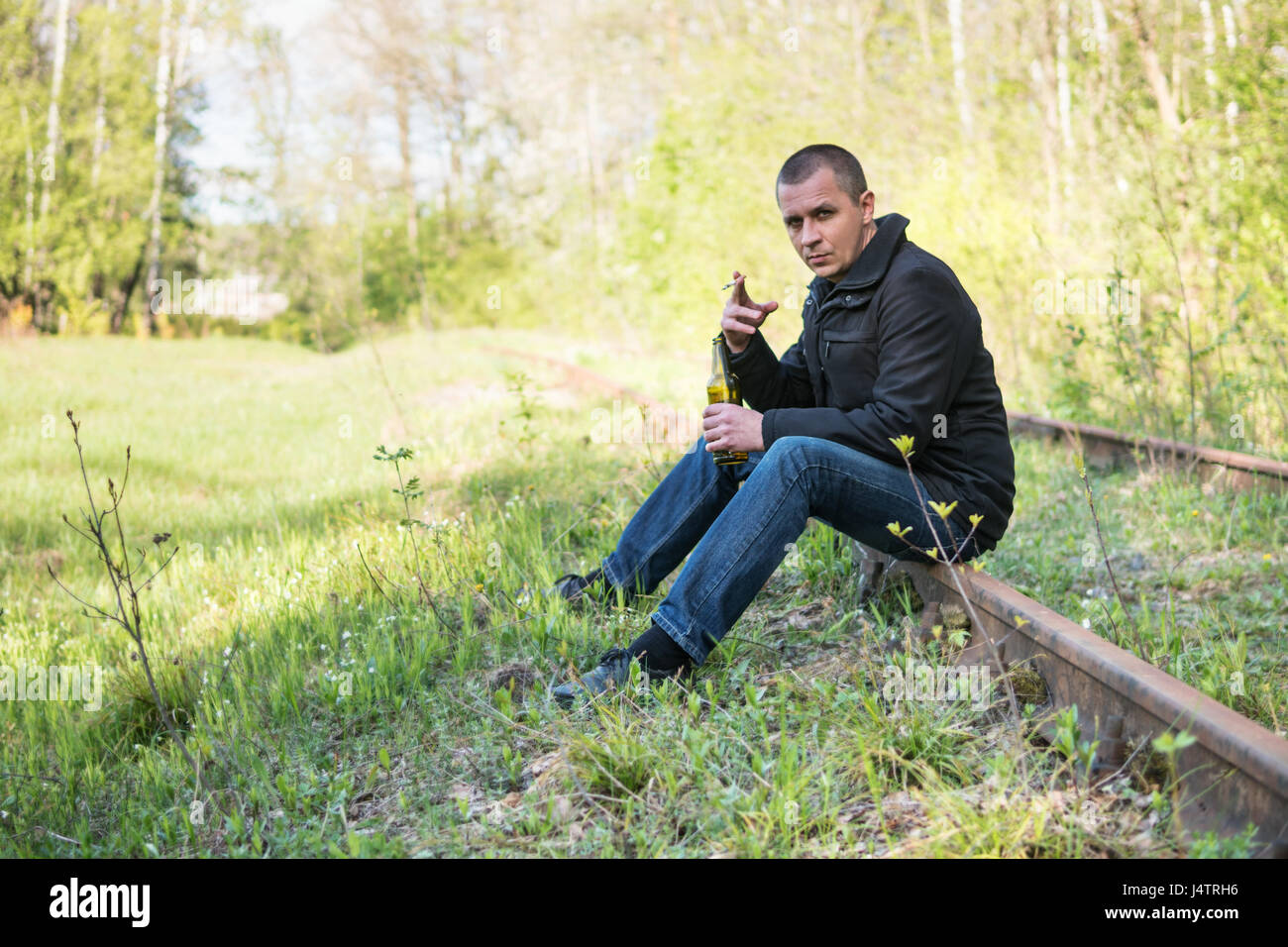Green beer bottle tree hi-res stock photography and images - Alamy