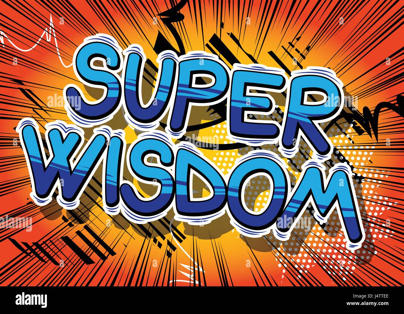Wisdom comic book style hi-res stock photography and images - Alamy
