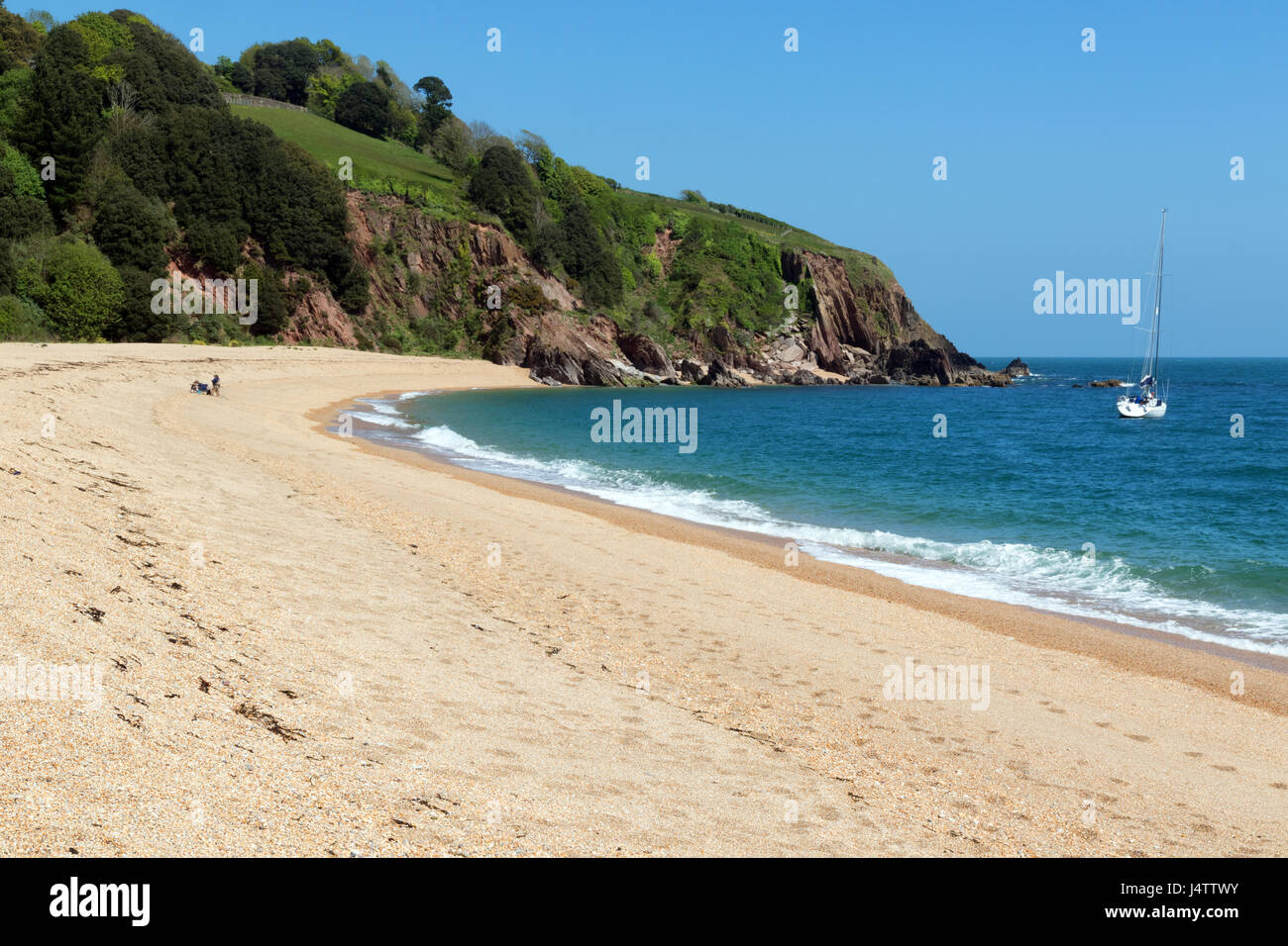 Blackpool Sands on Devon's south coast Stock Photo - Alamy