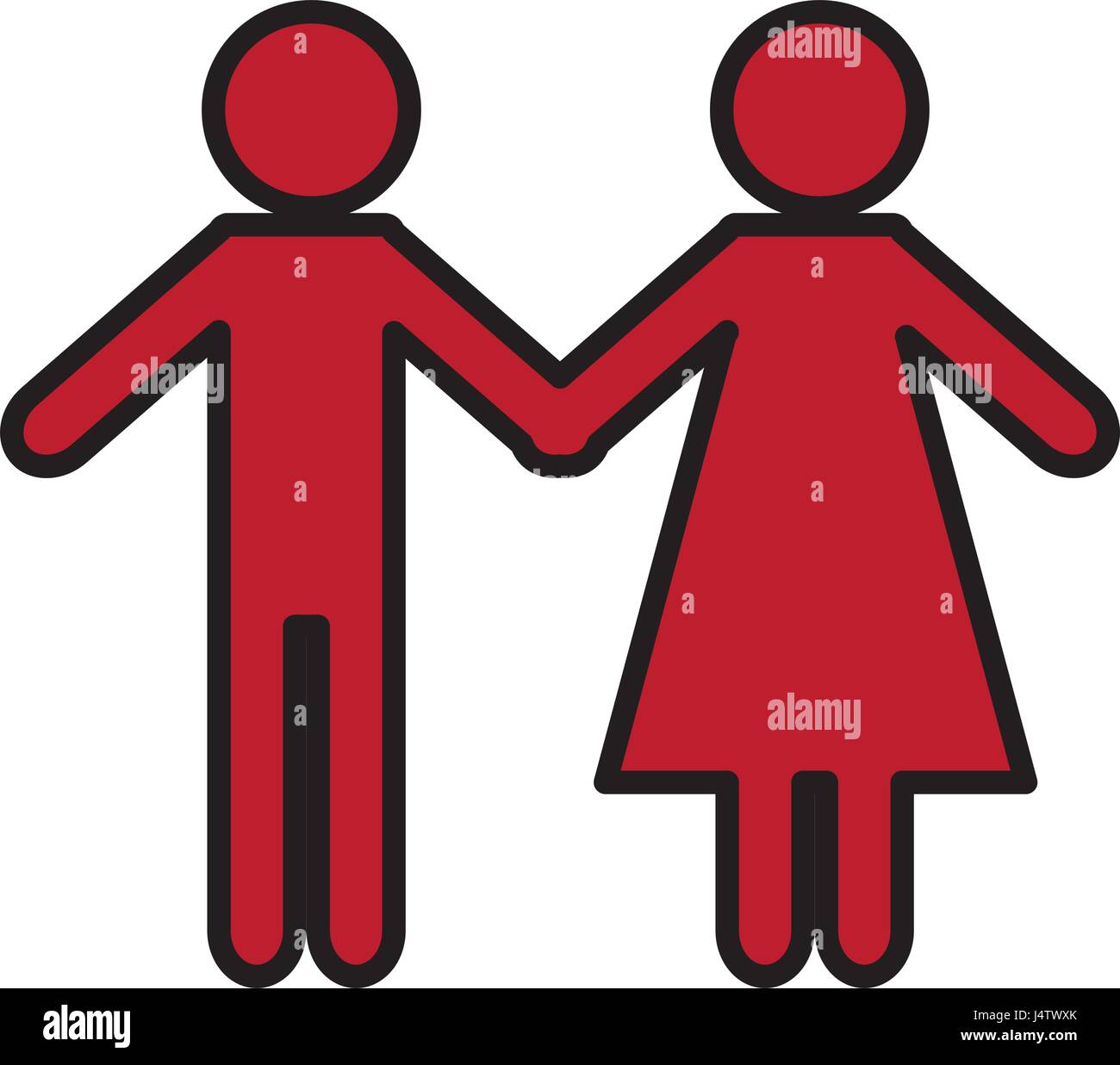 pictogram couple icon Stock Vector Image & Art - Alamy
