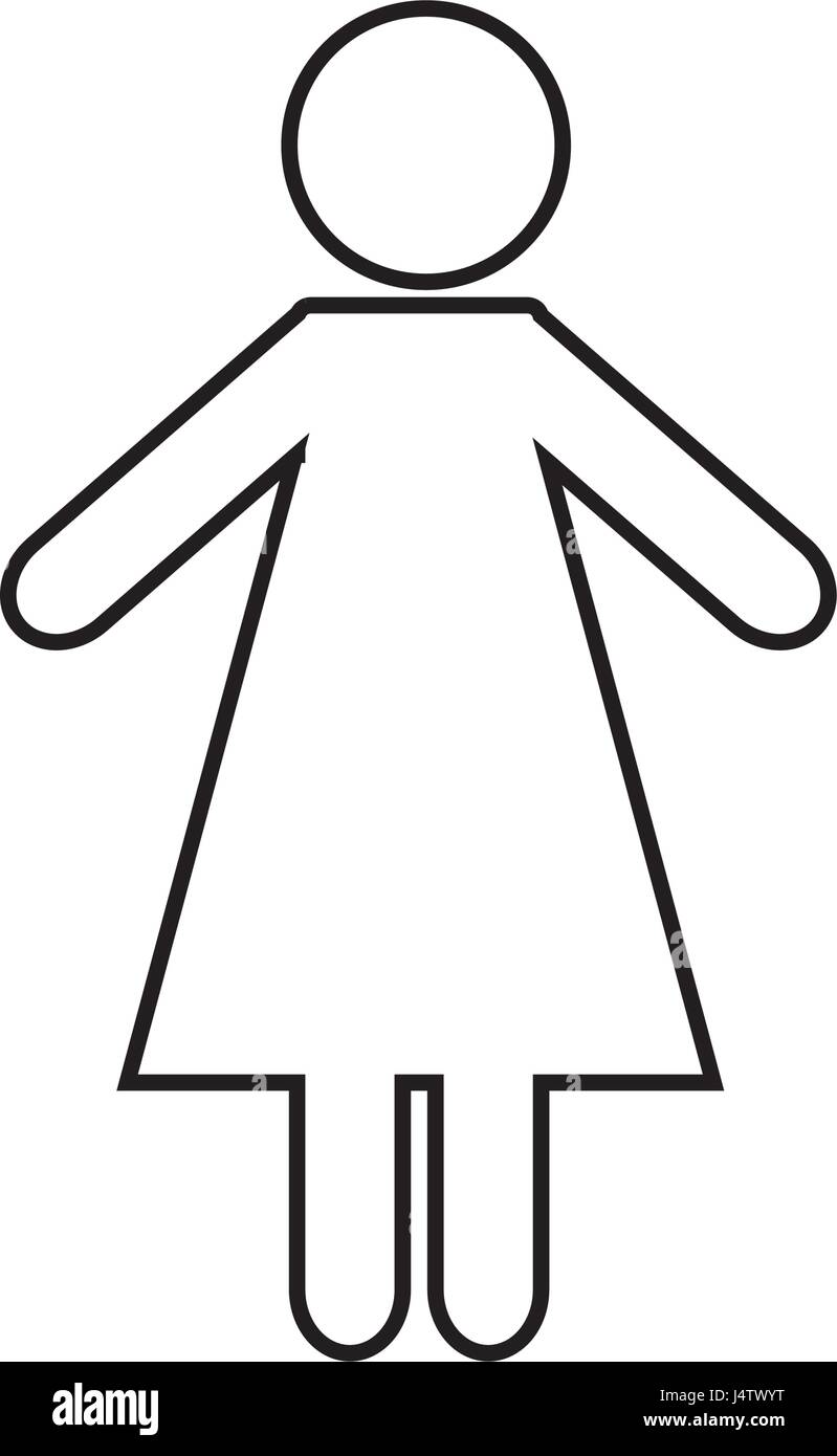 pictogram woman icon Stock Vector Image & Art - Alamy