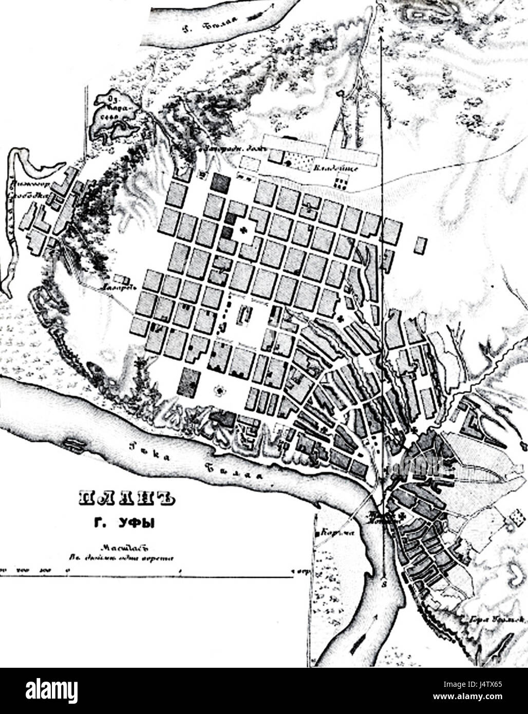 Ufa map hi-res stock photography and images - Alamy