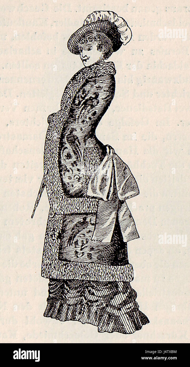 This 1885 coat, made of silk and beaver fur, exemplifies fashion from ...