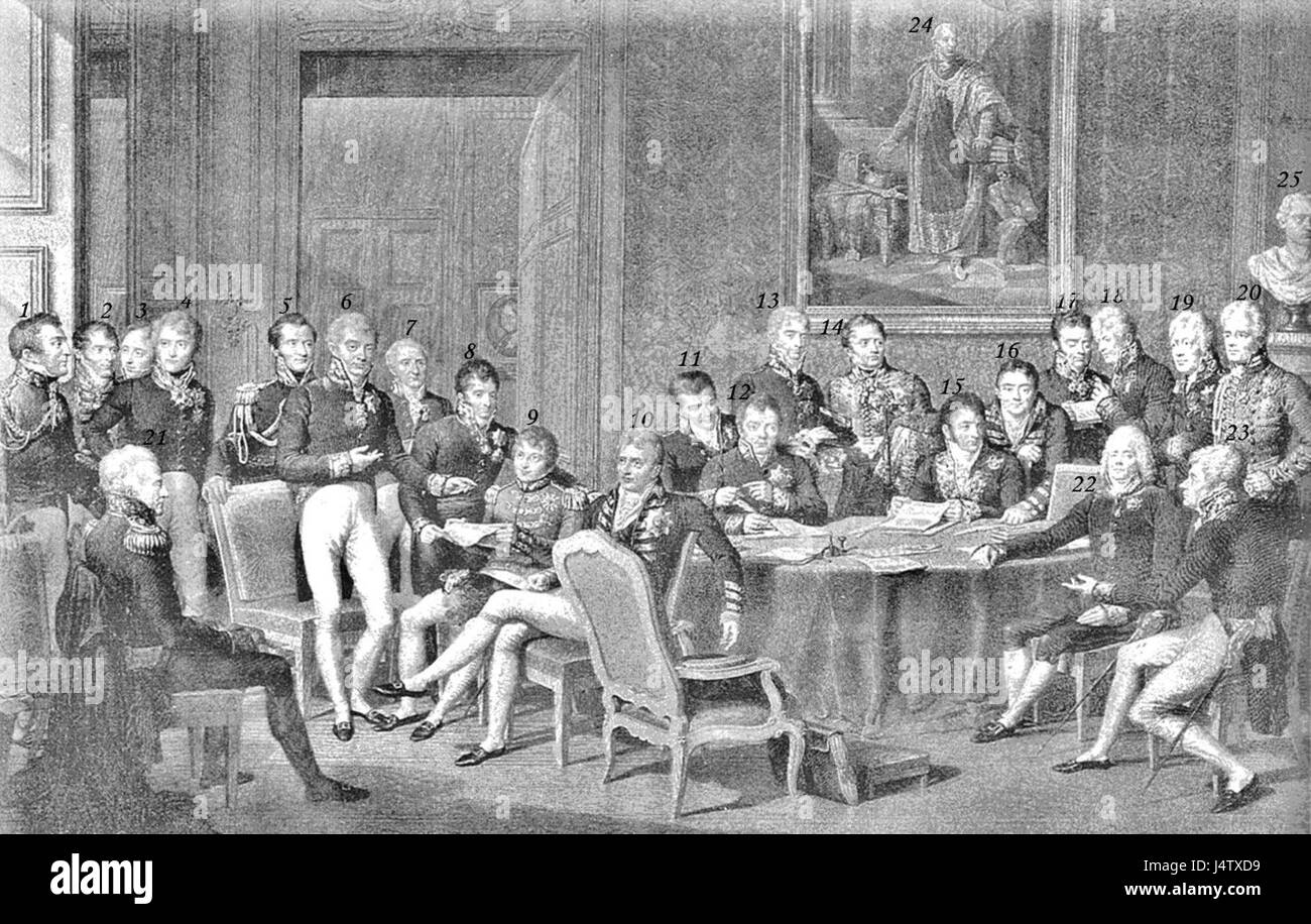 Congress of vienna painting hi-res stock photography and images - Alamy