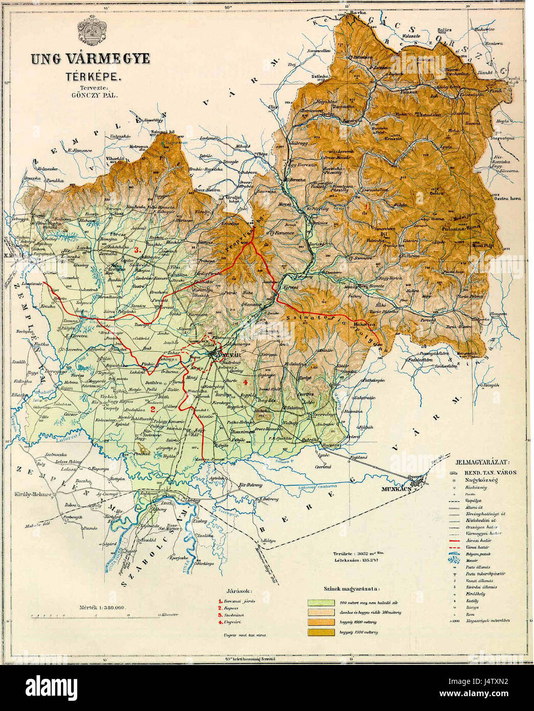 The Ung County map refers to a detailed cartographic representation of ...