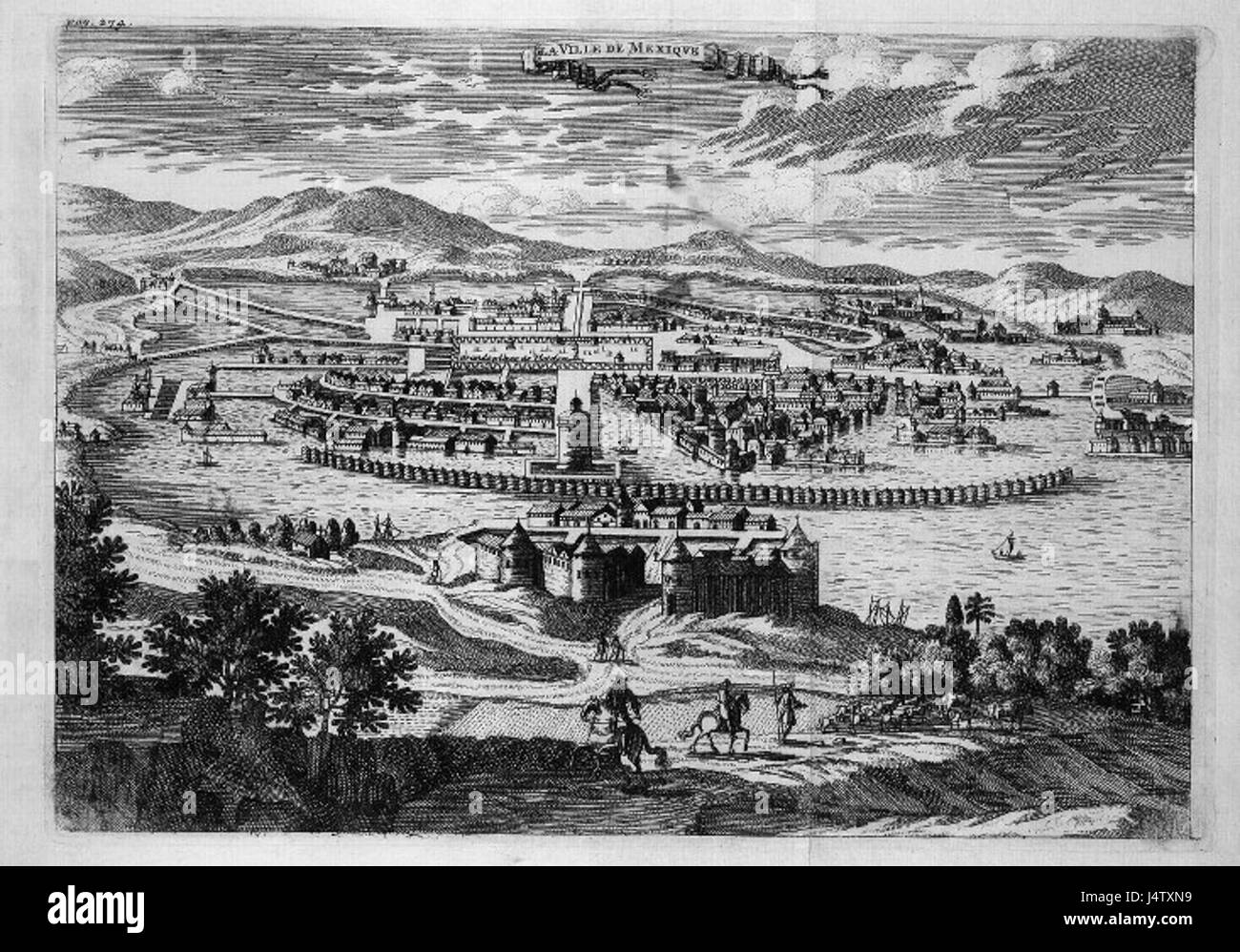 Tenochtitlan drawing hi-res stock photography and images - Alamy