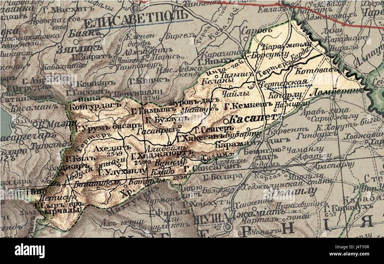 The Uyezd of Javanshir was a historical administrative district in the ...