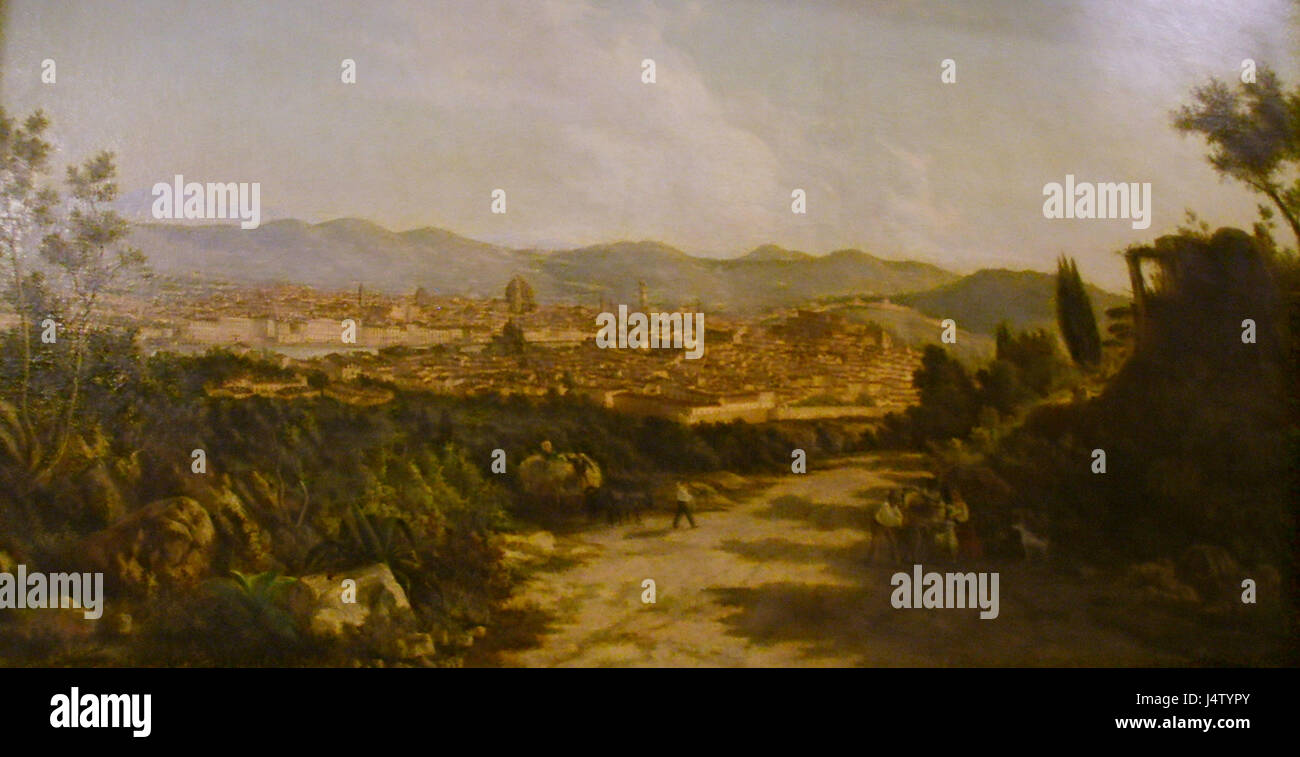 Veduta di firenze art Stock Photo - Alamy