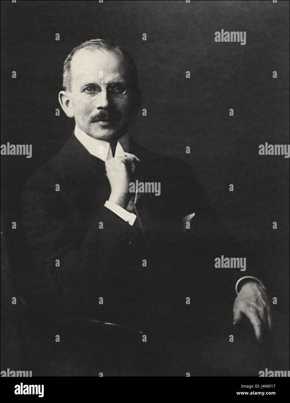 A portrait of Walter Stoeckel, likely a historical or artistic ...