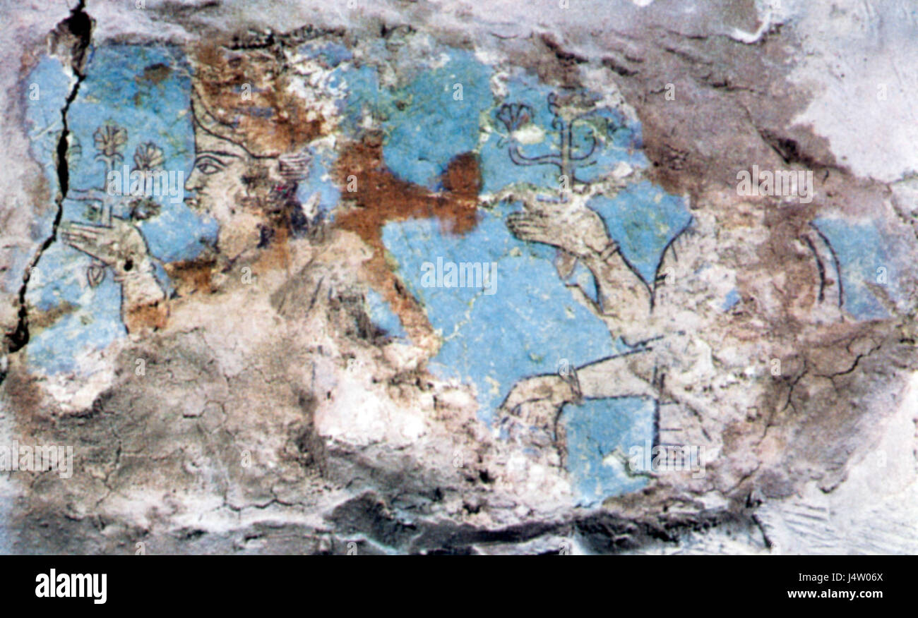 The Urartian Fresco is a historical artifact from the ancient kingdom ...