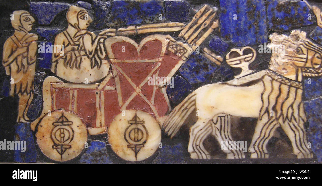 The 'Ur chariot' refers to an artifact from the ancient city of Ur ...