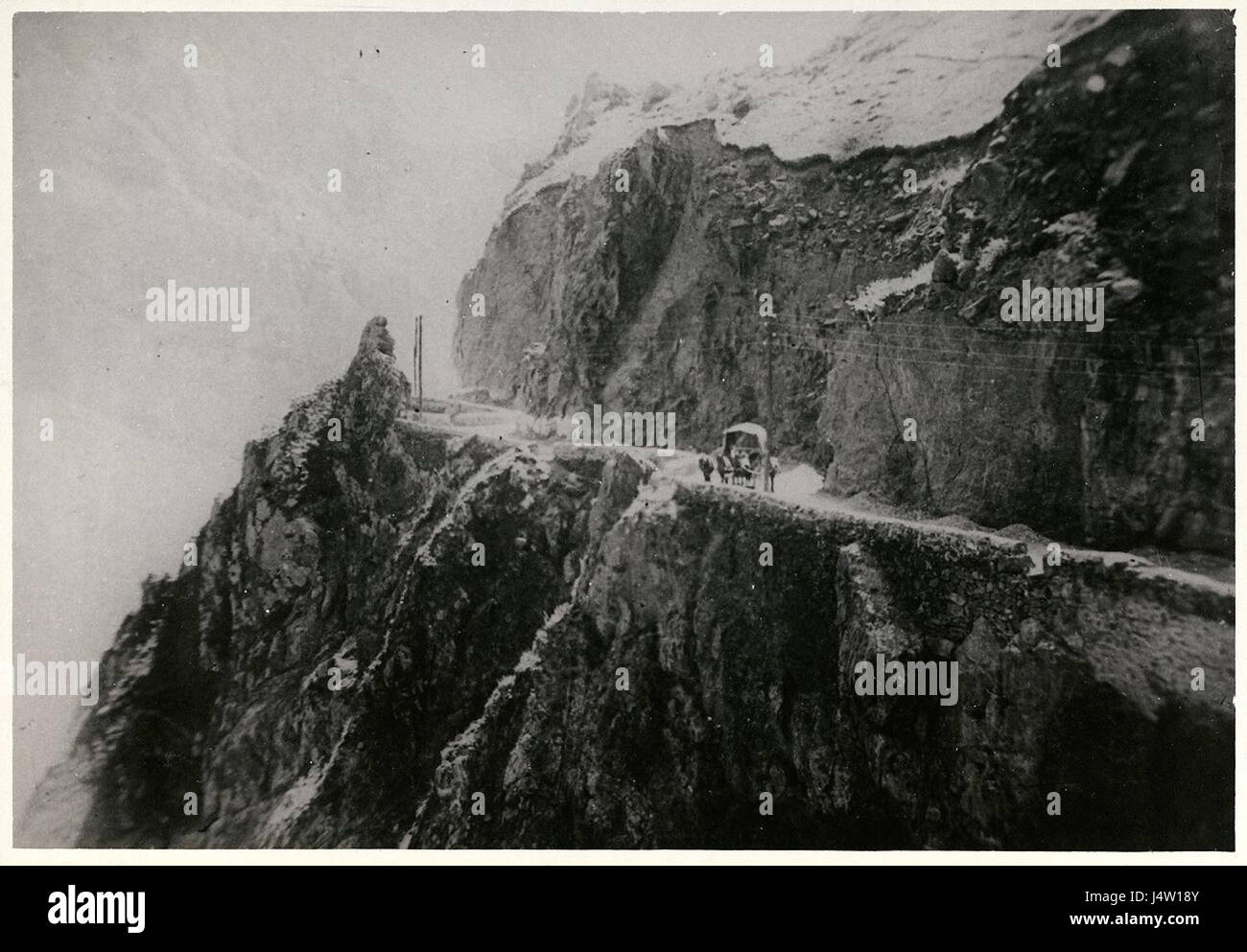 The Georgian Road is a historic route that encircles a mountain area ...