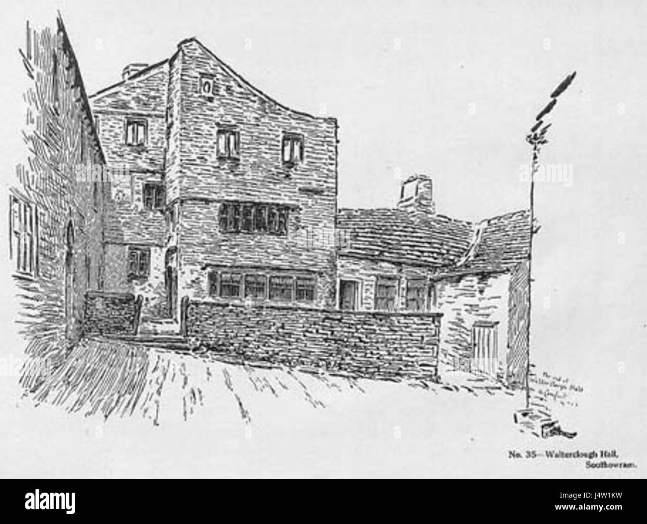 Walterclough Hall by Arthur Comfort 1913 Stock Photo - Alamy