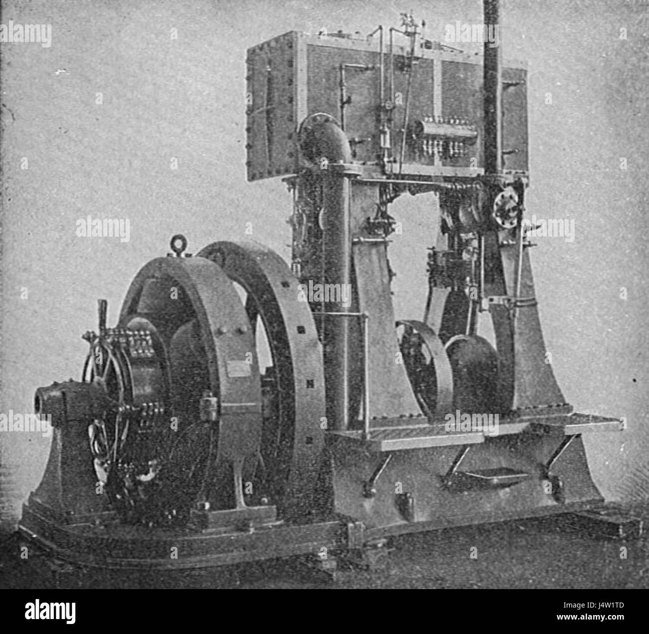 Williams' vertical compound generating set (New Catechism of the Steam ...