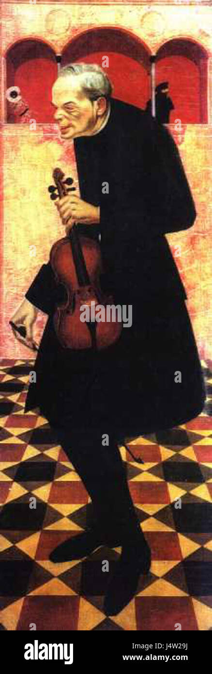 Yakovlev's 'Violinitst' is a portrait capturing a violinist ...