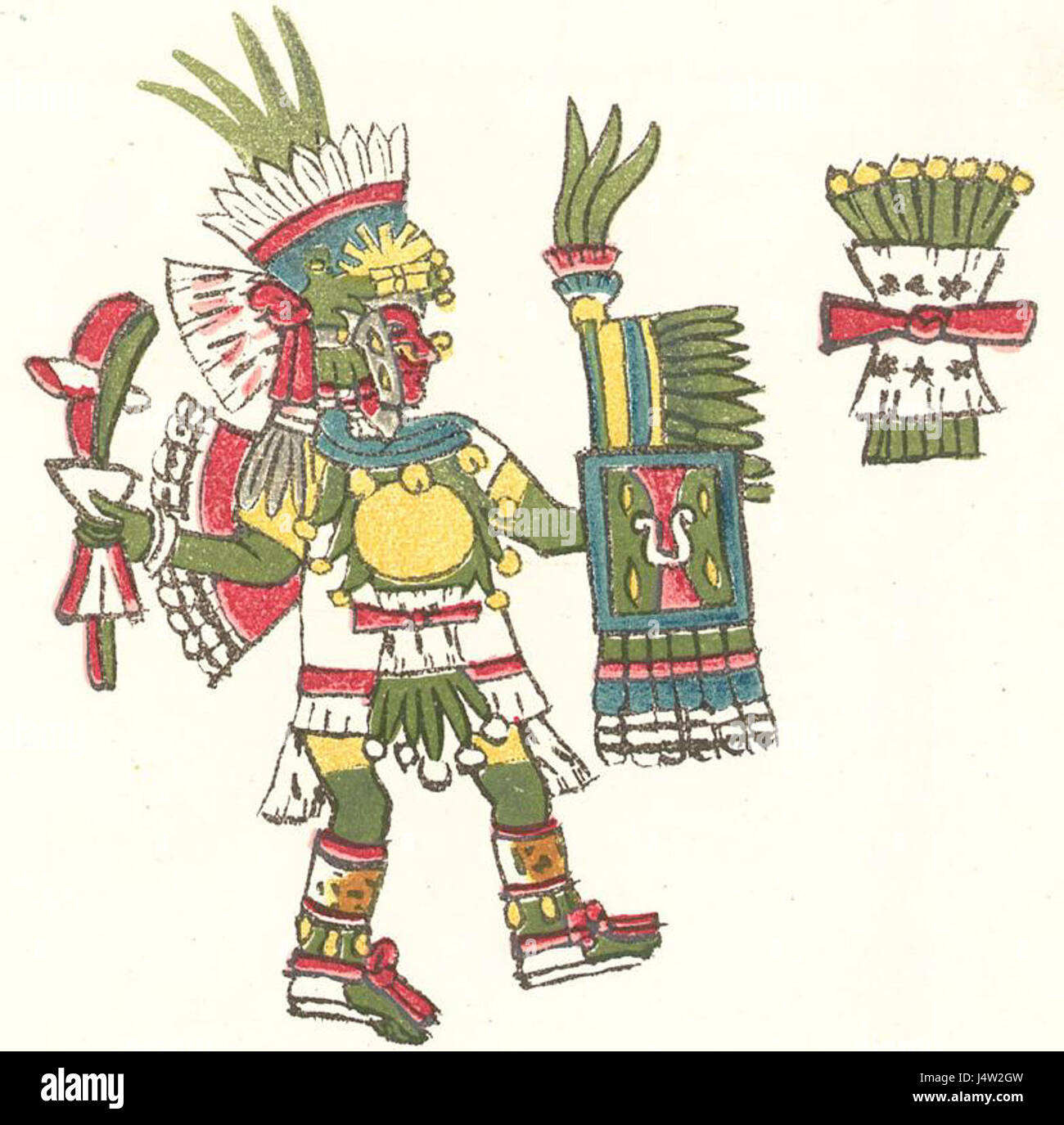 Yauhtecatl is a deity from the ancient Mexican pantheon, associated ...