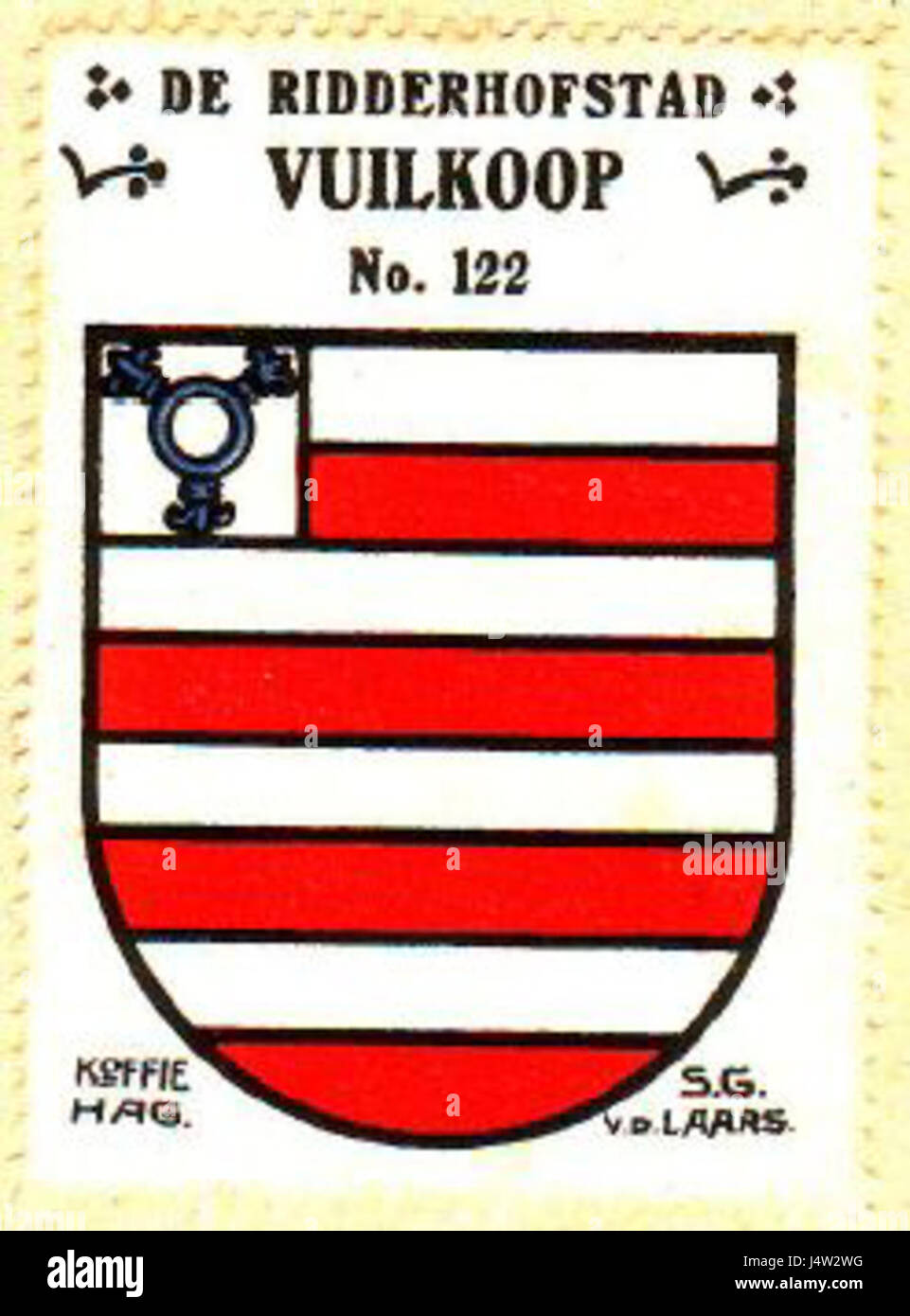 The Wapen Vuylcoop is a family crest or coat of arms, representing a ...