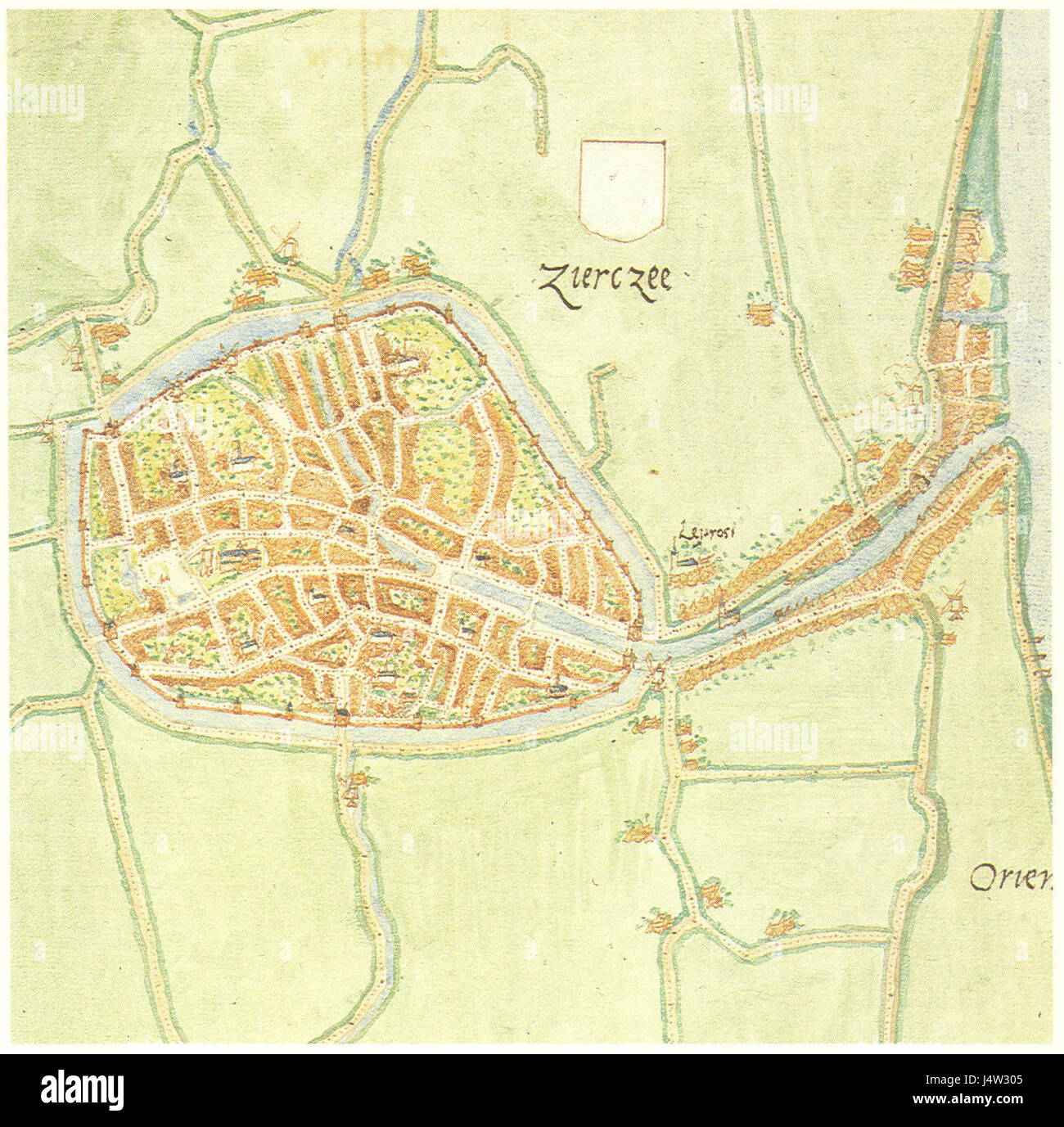 Zierikzee map hi-res stock photography and images - Alamy