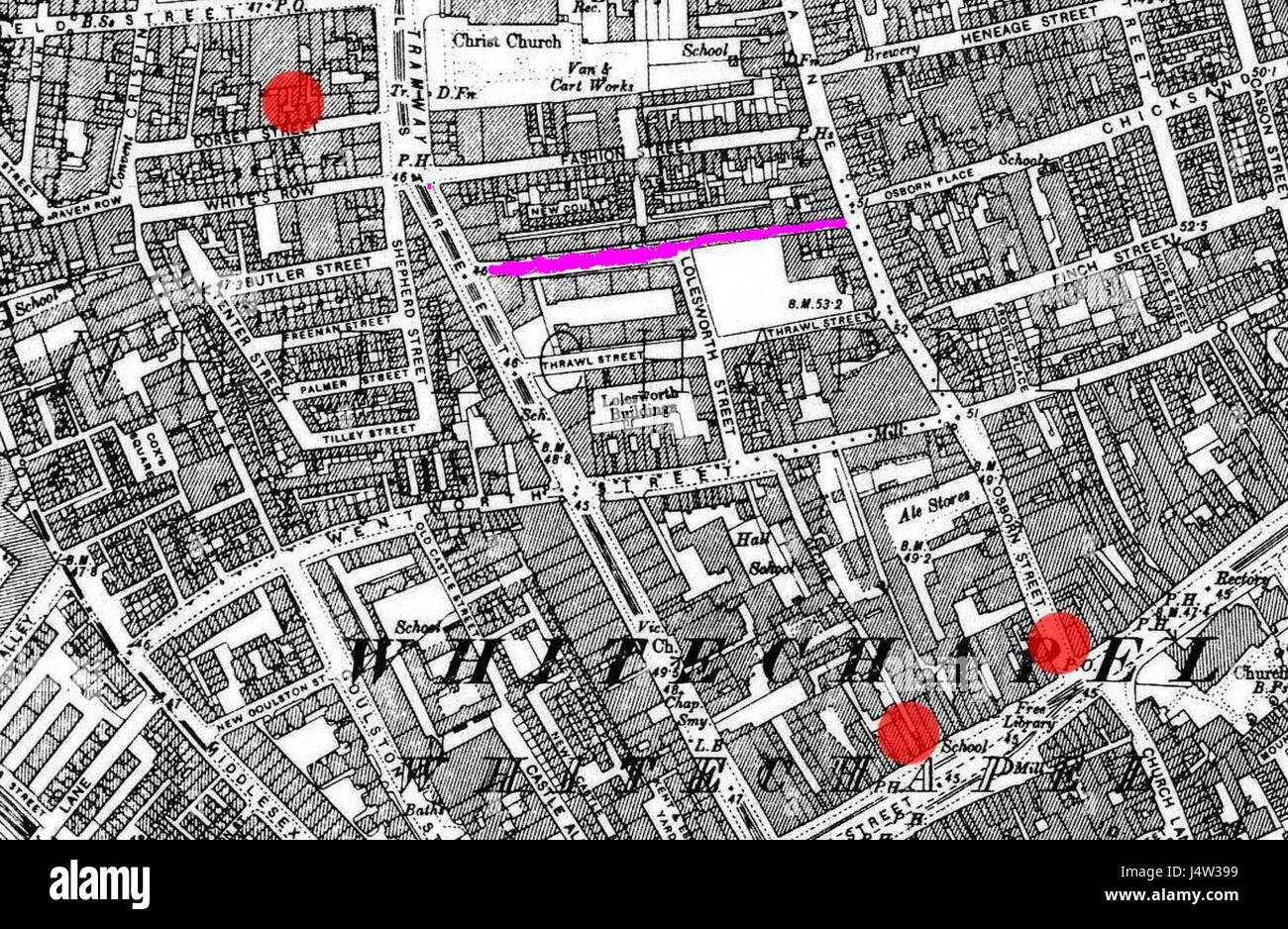 Whitechapel Flower and Dean St Stock Photo - Alamy