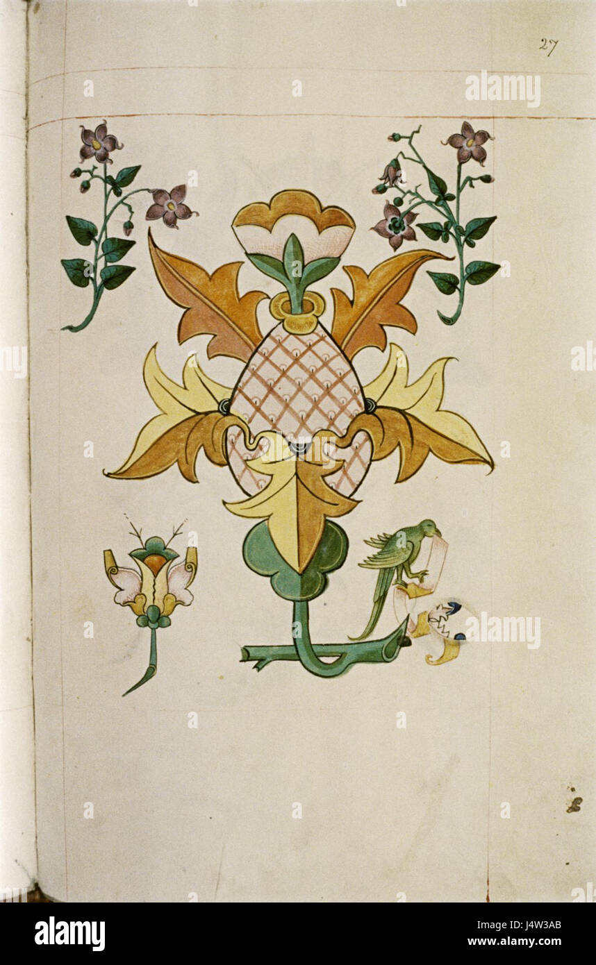 The Tudor pattern book MS. Ashmole 1504 is a historical manuscript ...