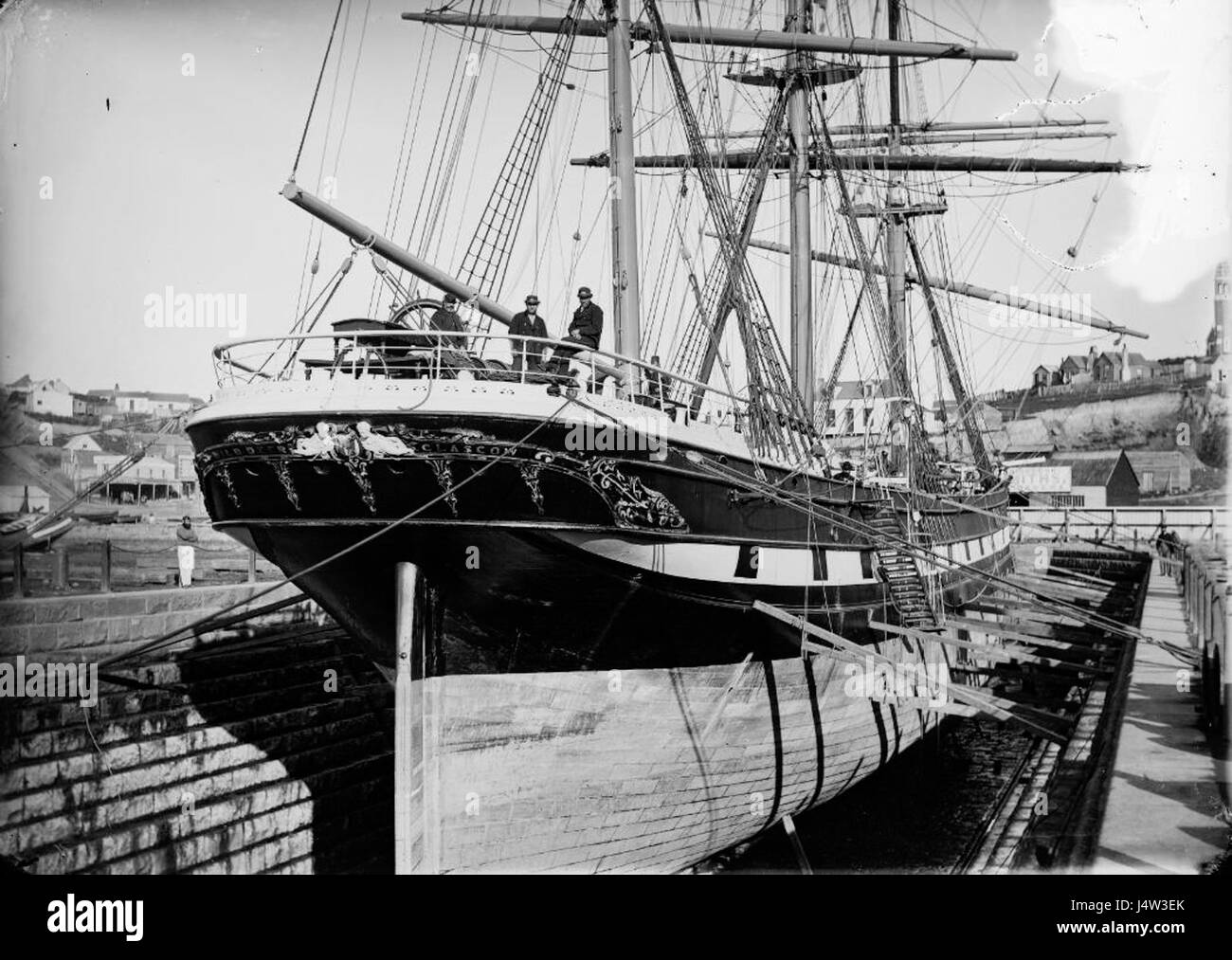 Wild Deer (ship, 1863) natlib.nz 272698 Stock Photo - Alamy