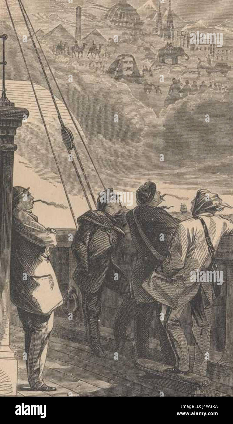 The frontpiece of Mark Twain's 'The Innocents Abroad' features an ...