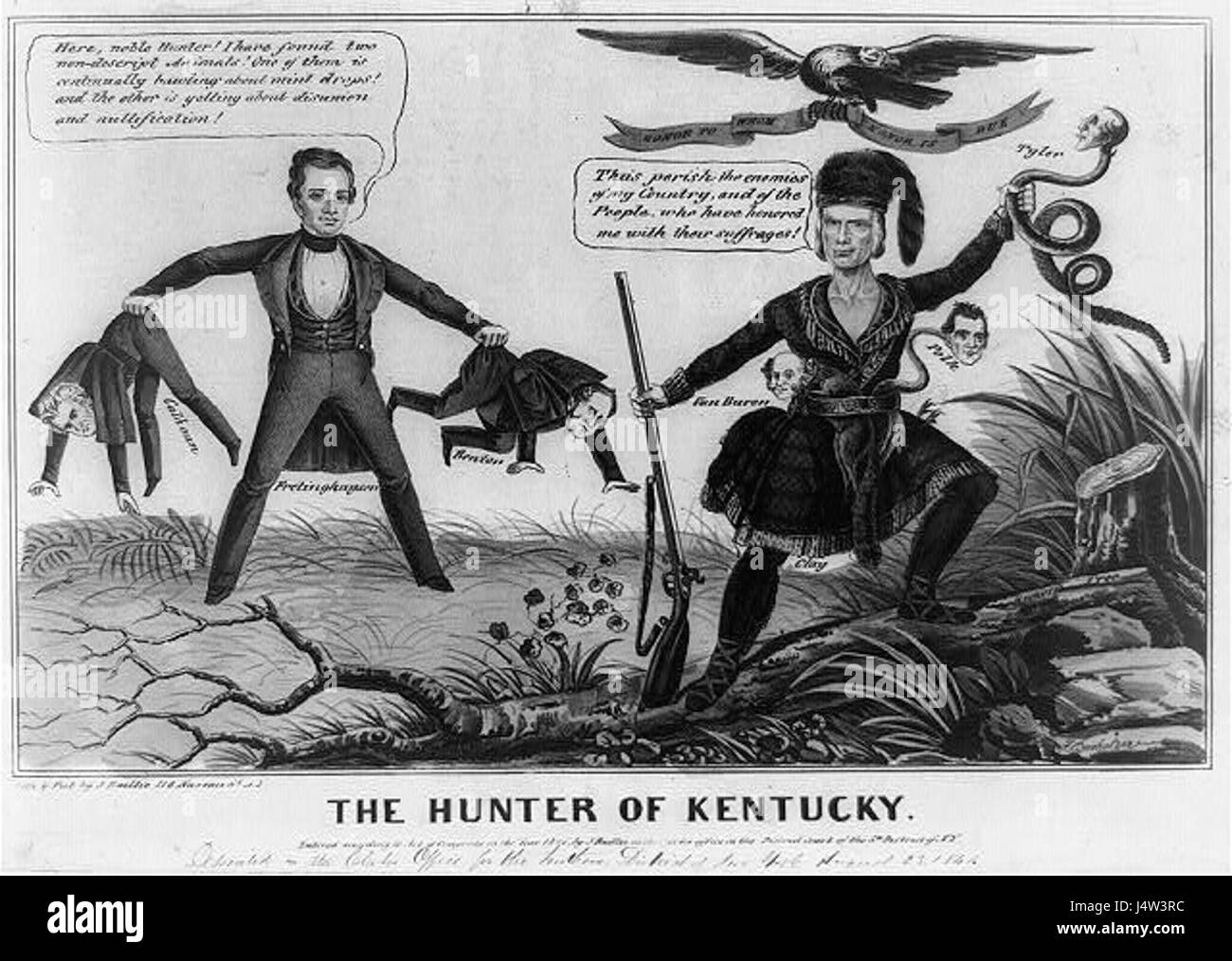 'The Hunter of Kentucky' is a historical reference to a figure or song ...