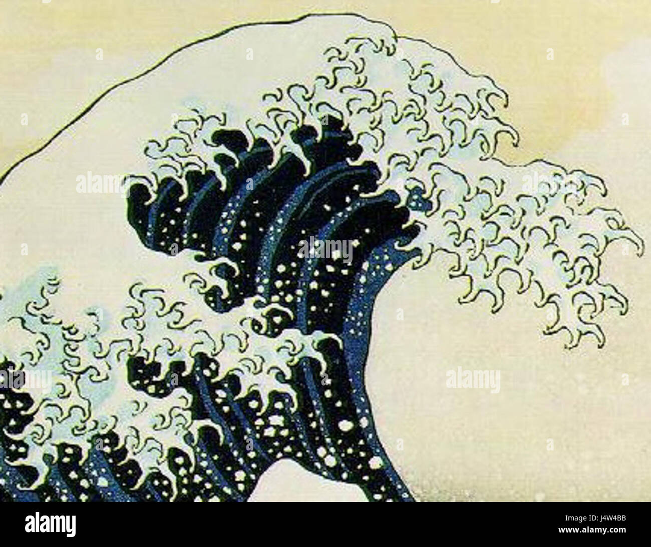 'The Great Wave off Kanagawa' is a famous woodblock print by Hokusai ...