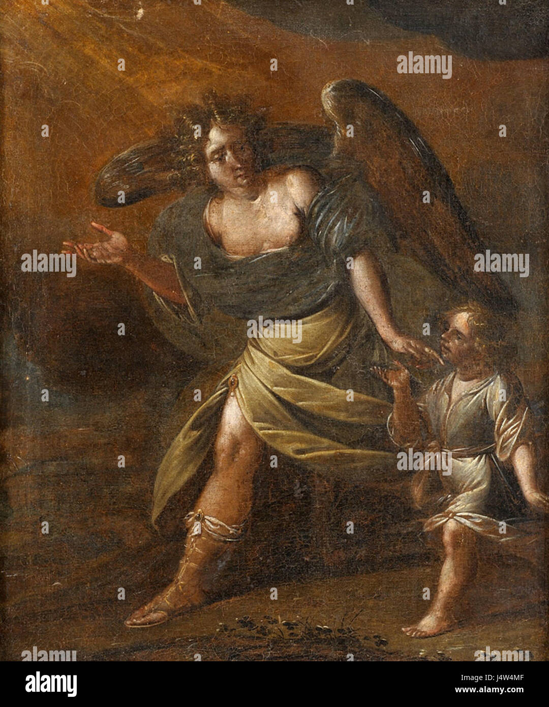 'Tobias und der Engel' (Tobias and the Angel) is an Italian painting ...