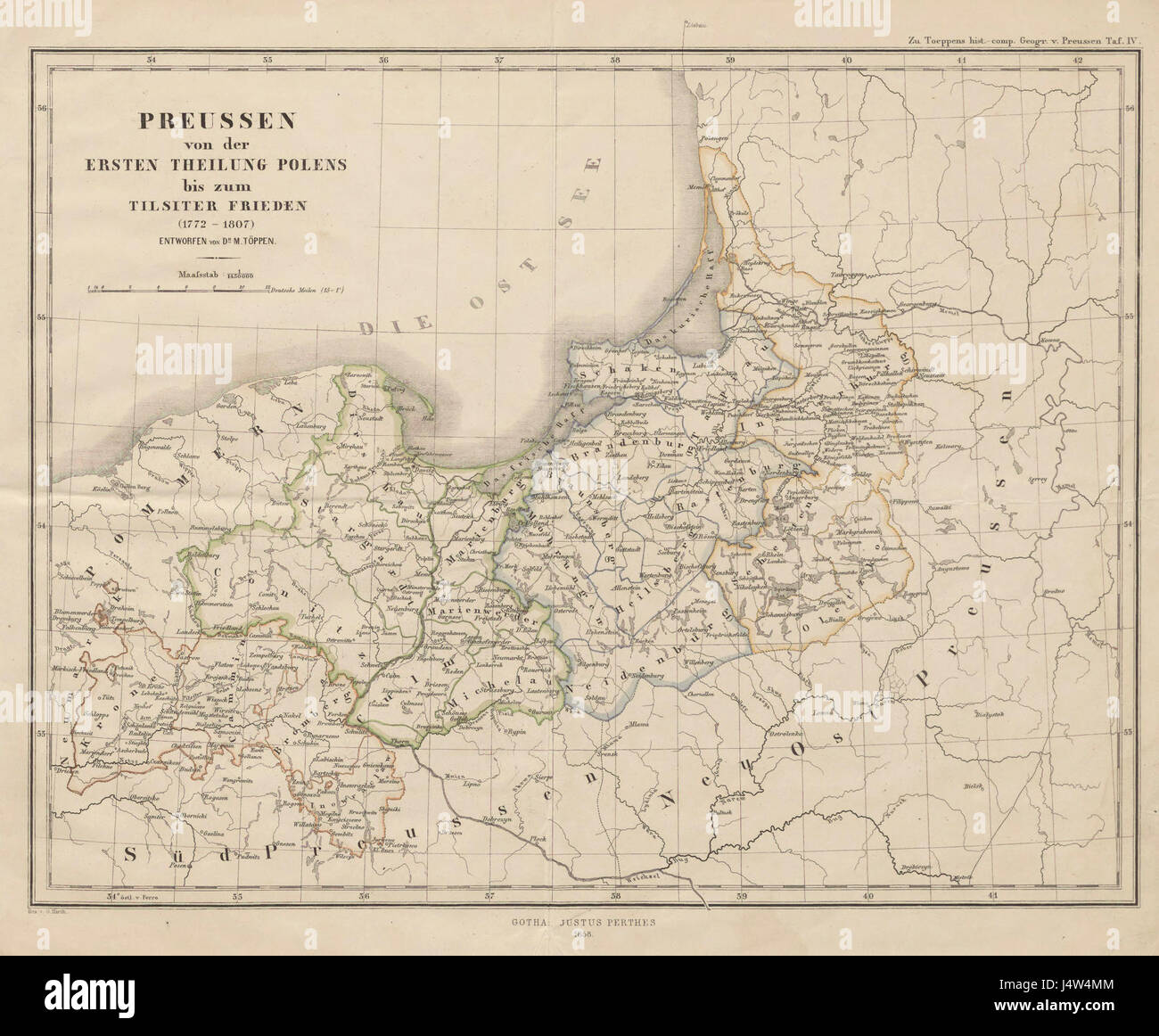 Preussen map hi-res stock photography and images - Alamy