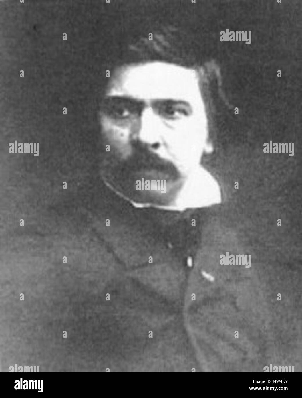 A photograph of Thomas Couture, the renowned French painter and ...