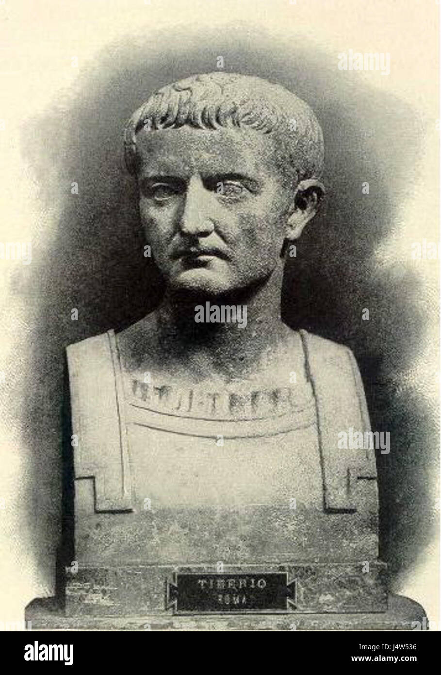 Bust of emperor tiberius hi-res stock photography and images - Alamy