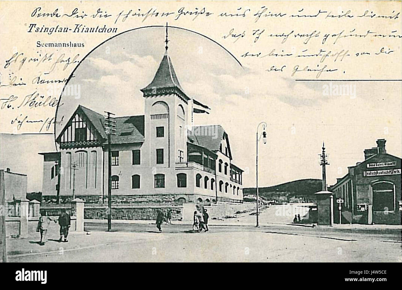The Seemannshaus (Seamanâ€™s House) in Tsingtau (Qingdao), China, was ...