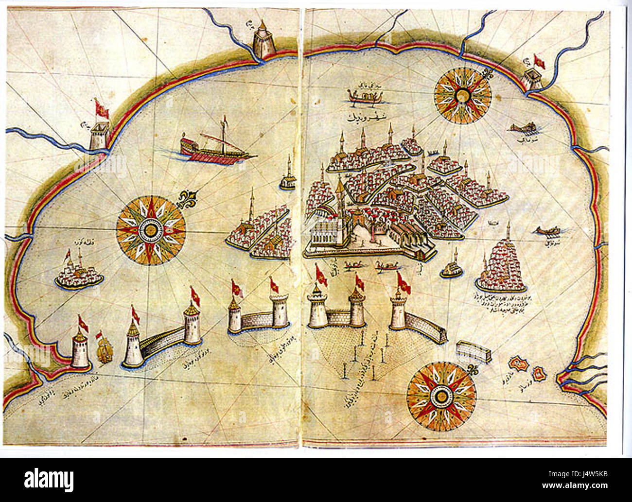Piri reis map hi-res stock photography and images - Alamy