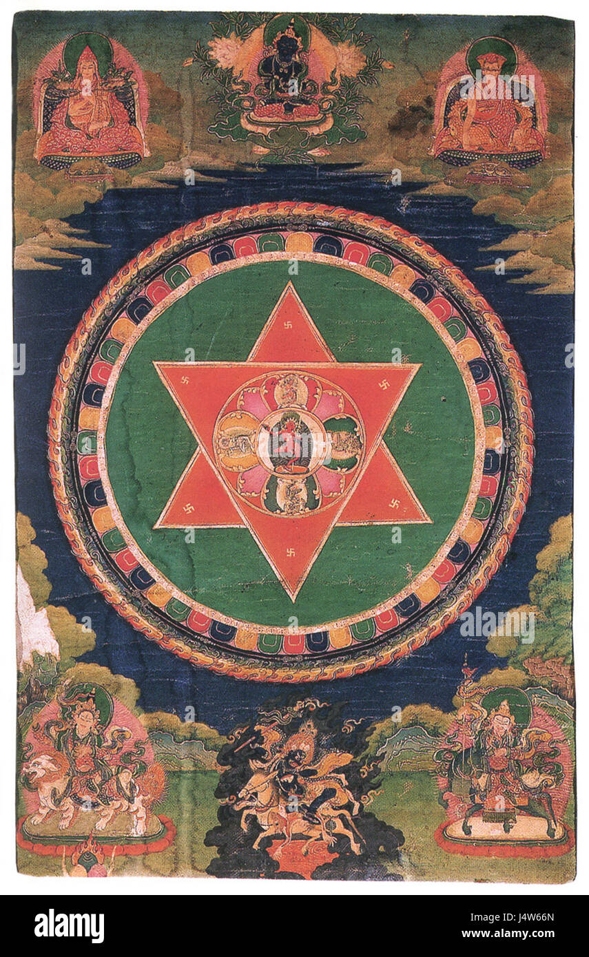 The Vajravarahi Mandala is a sacred Tibetan Buddhist symbol ...