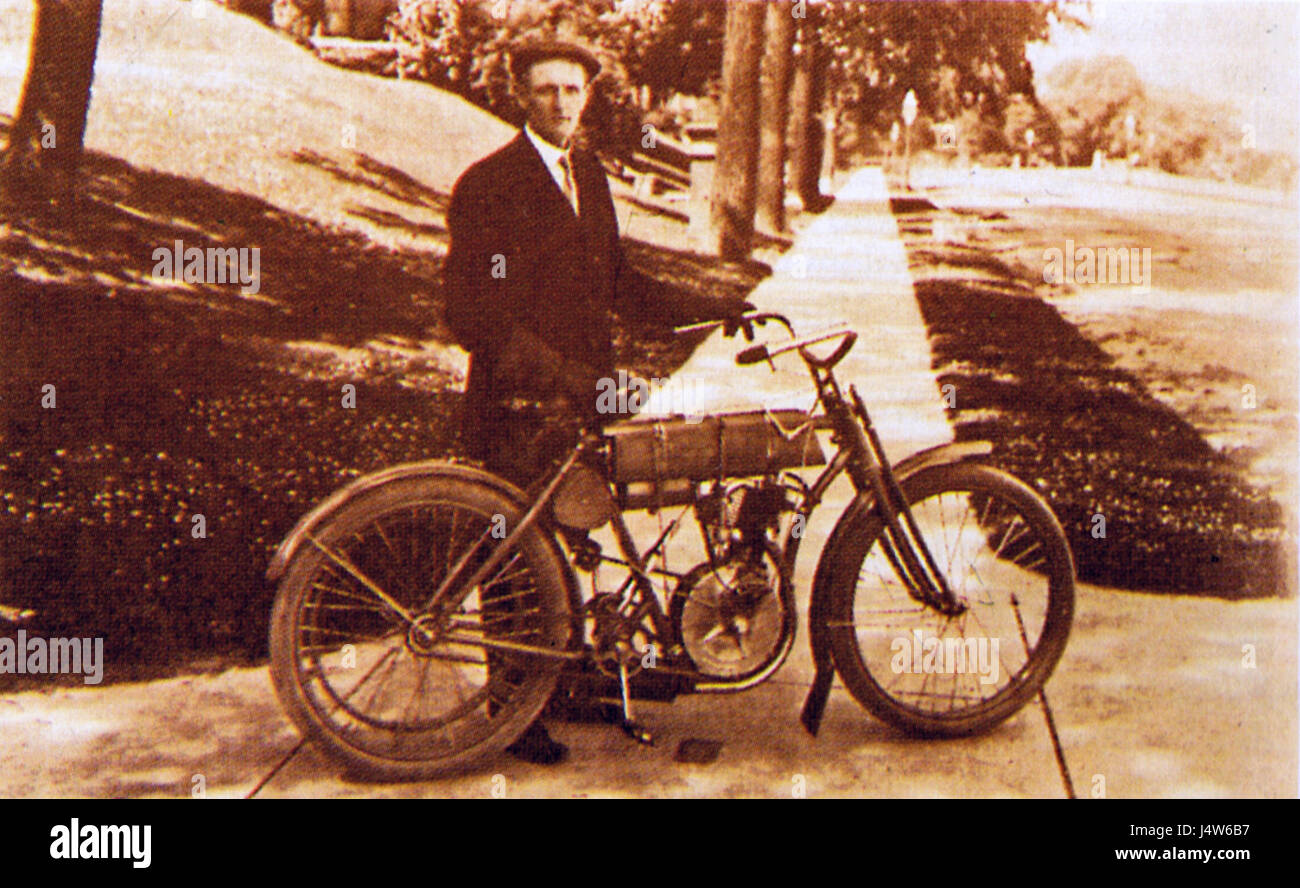 Walter Davidson 1908 01 Stock Photo - Alamy