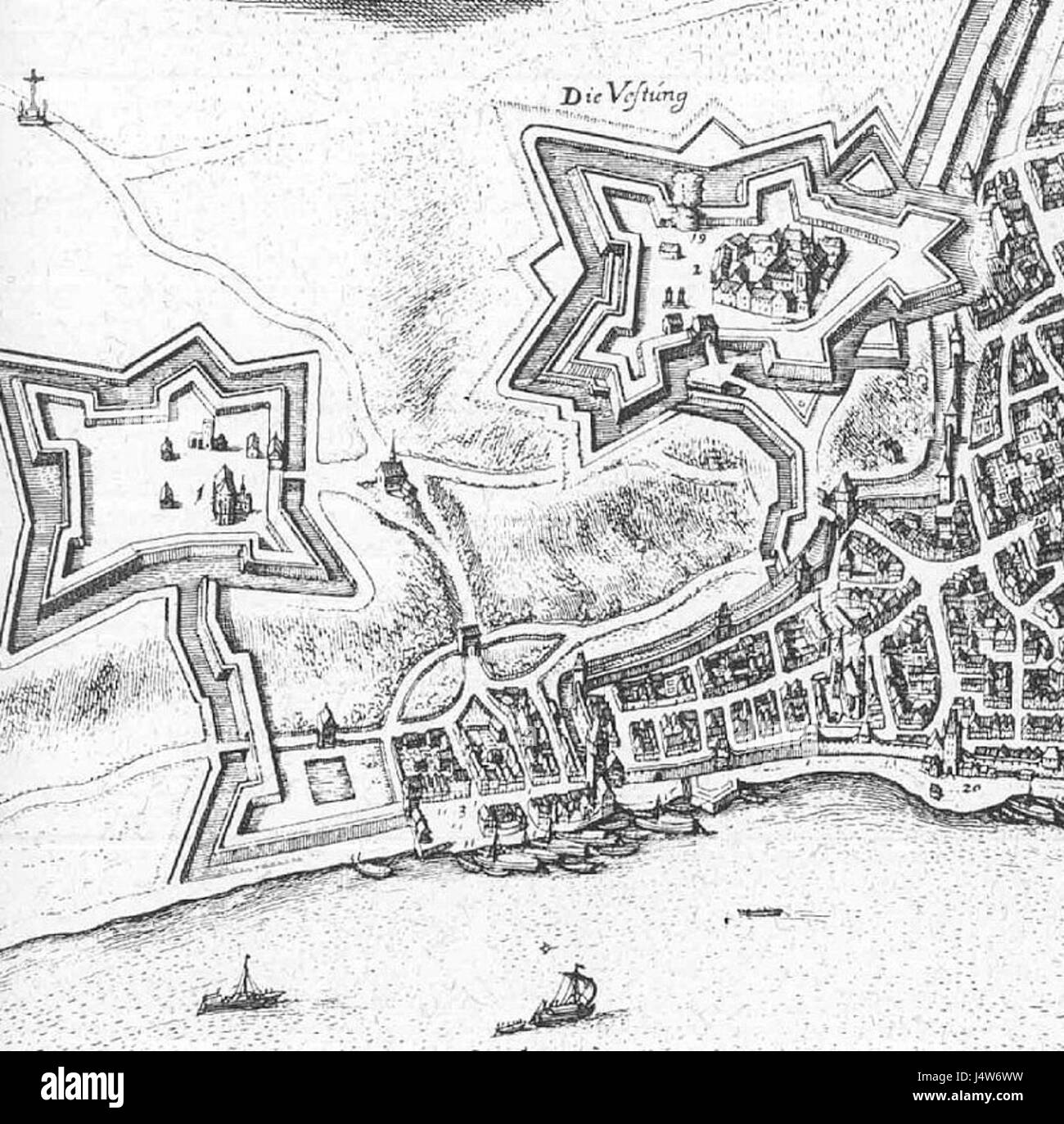 The Vilzbach De Merian in Hassiae refers to a historical map or ...