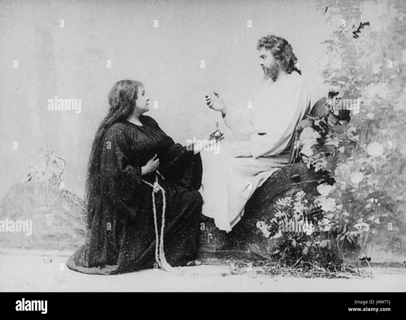 A work by the artist Van Dyck, titled 'Materna', showcasing his ...