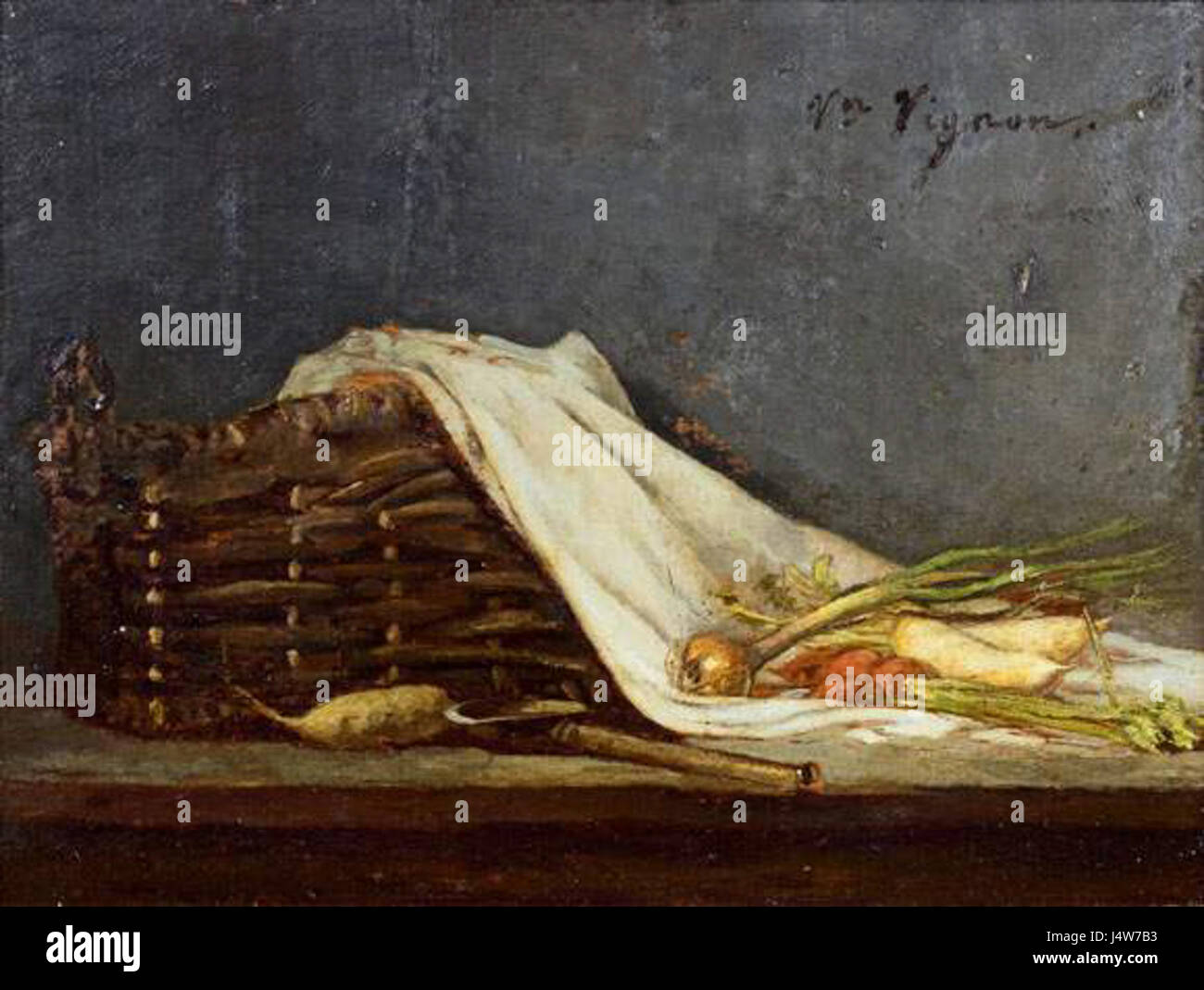 Victor Vignon was a French painter known for his still-life works ...