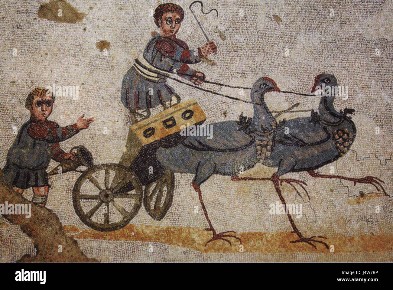 The Villa del Casale in Sicily, famous for its well-preserved Roman ...