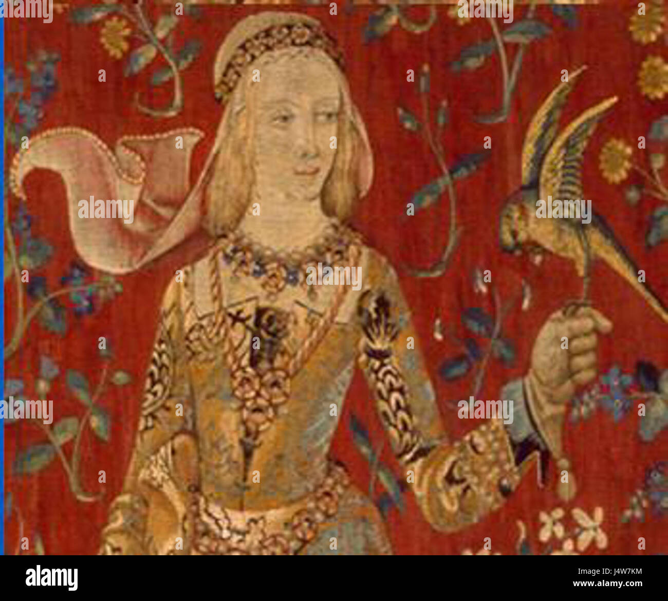 *The Lady and the Unicorn* is a famous series of medieval tapestries ...