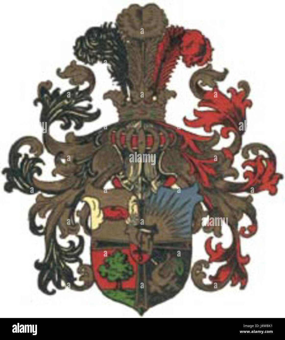 This refers to the coat of arms of the Teutonia student fraternity in ...