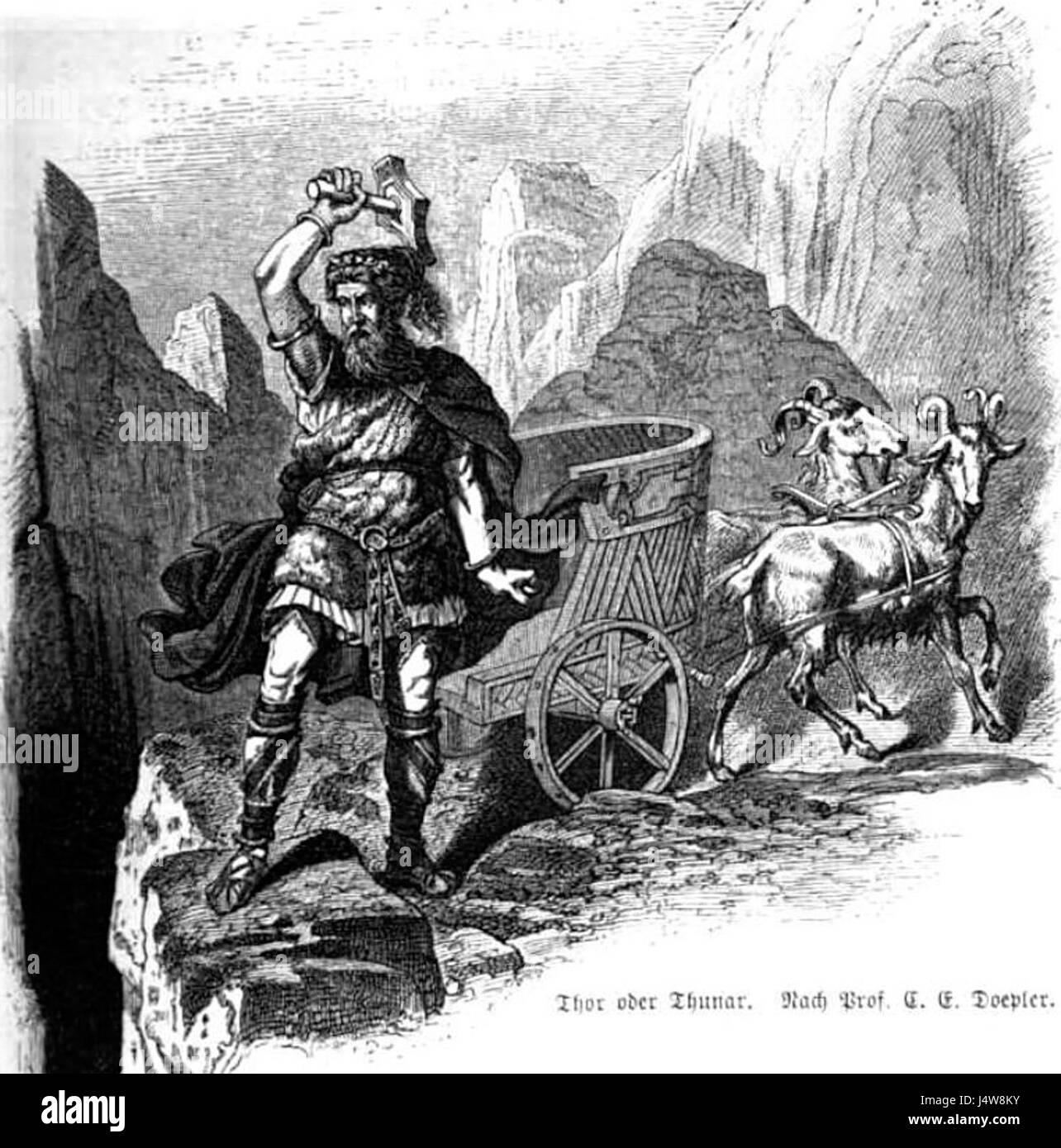 Thor oder Thunar Stock Photo - Alamy