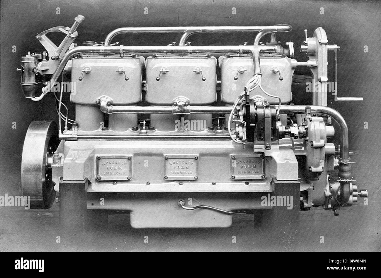 The Wolseley 6-cylinder marine oil engine is part of Rankin Kennedy's ...